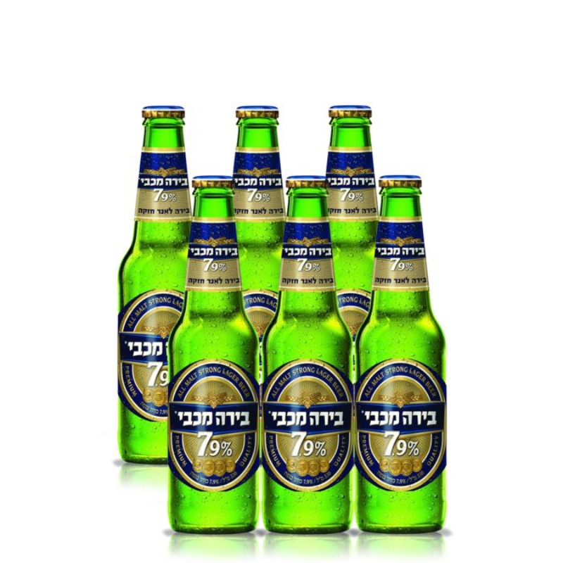 בירה מכבי %7.9 אלכוהול מארז שישיה | Maccabi Beer 7.9% - דון אנטון