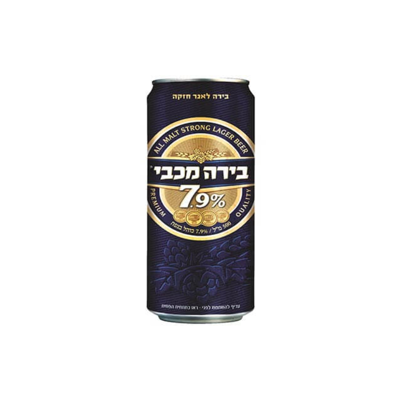 בירה מכבי %7.9 אלכוהול פחית | Maccabi Beer Tin 7.9% - דון אנטון