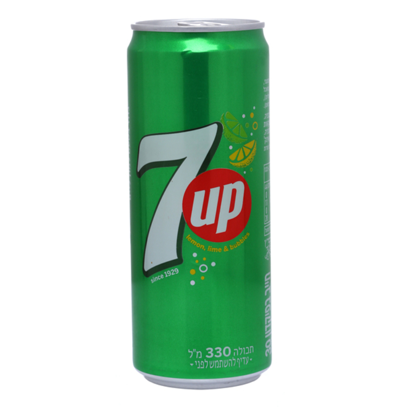7UP פחית צרה 330 מ״ל - דון אנטון